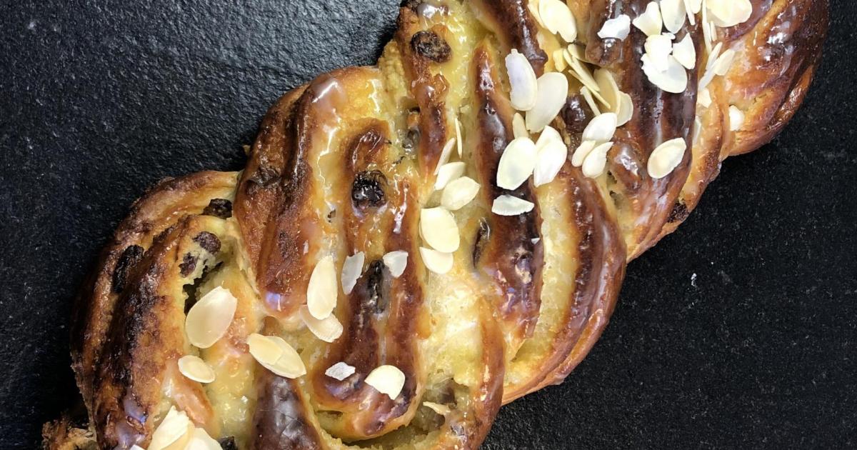 Brioche fourrée à la crême d'amande - Viennoiseries - Créations ...